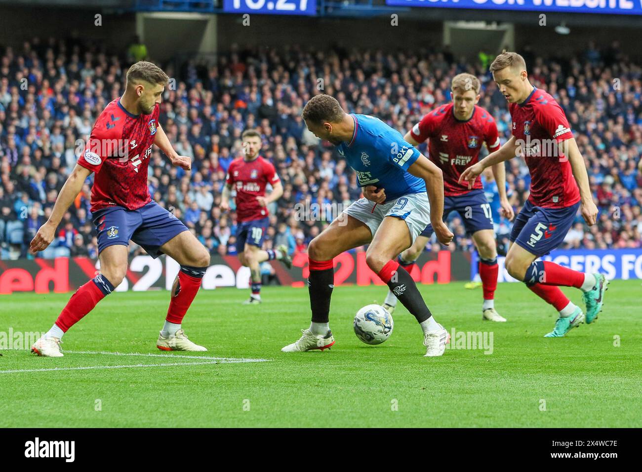 Glasgow, UK. 05th May, 2024. Rangers FC play Kilmarnock FC in the ...