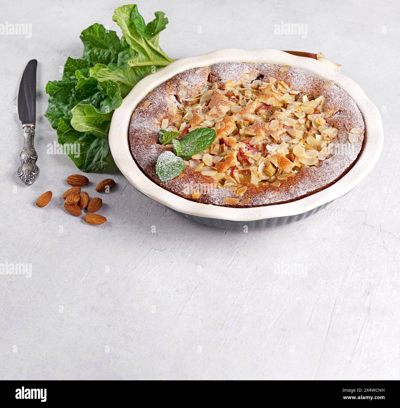 Delicious strawberry crumble almonds hi-res stock photography and ...