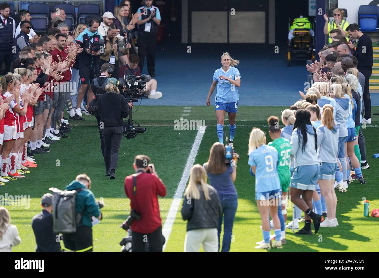 Manchester City's Steph Houghton, who will retire at the end of the ...