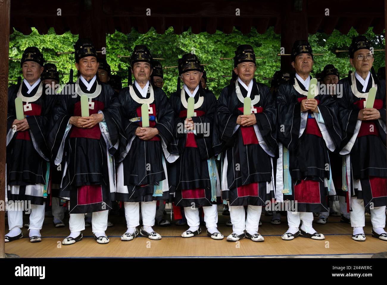 Seoul, South Korea. 5th May, 2024. People wearing traditional costumes ...