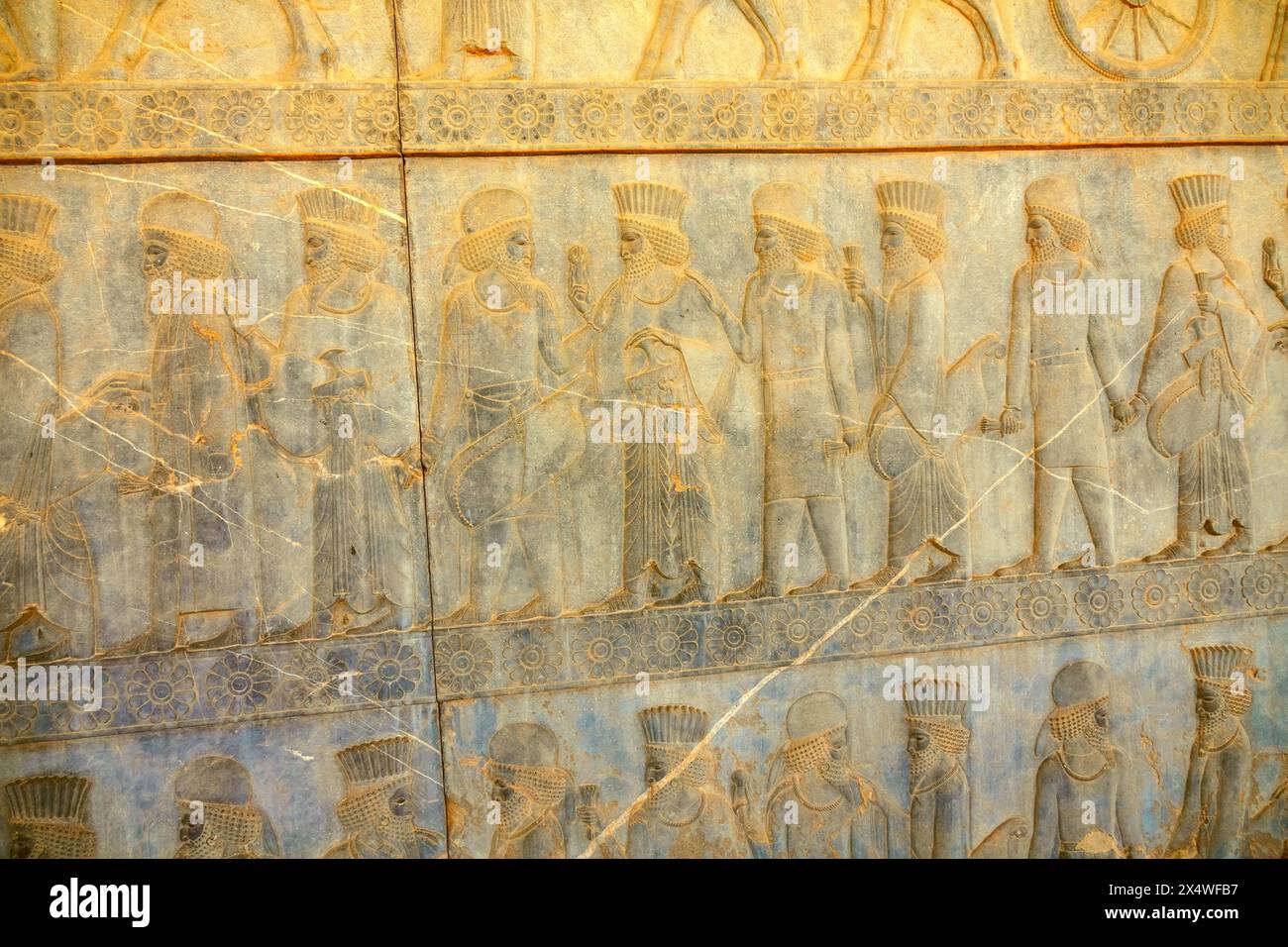 Persepolis, Iran. Ruins of ancient Persian capital with buildings of ...
