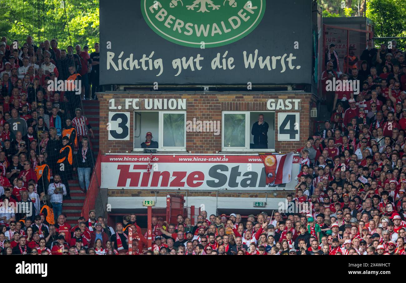 05 May 2024, Berlin: Soccer: Bundesliga, 1. FC Union Berlin - VfL ...