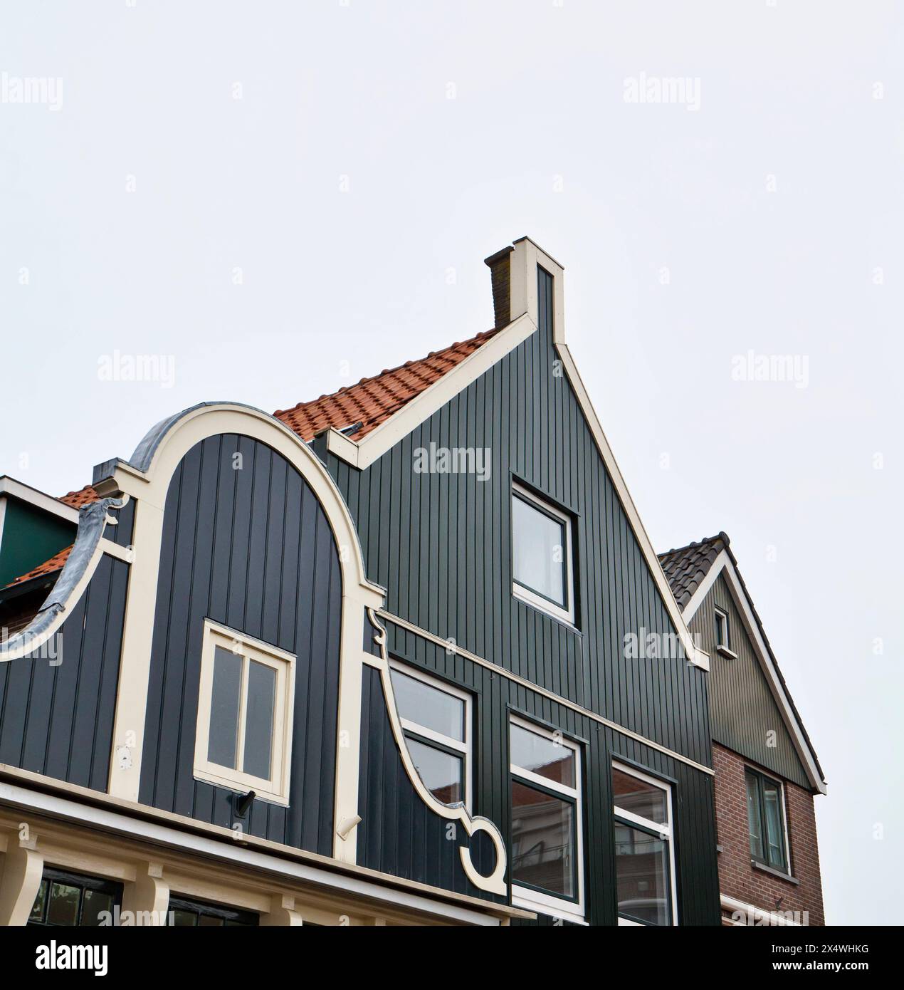 Holland, Volendam, old stone houses Stock Photo - Alamy