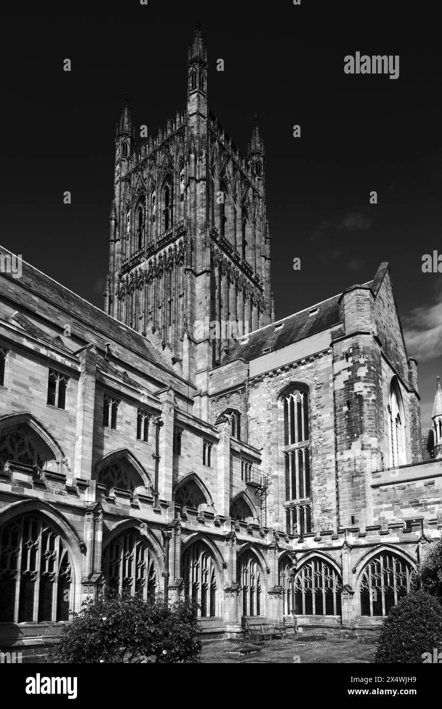 Worcester Cathedral illustrates a range of architectural styles and was ...