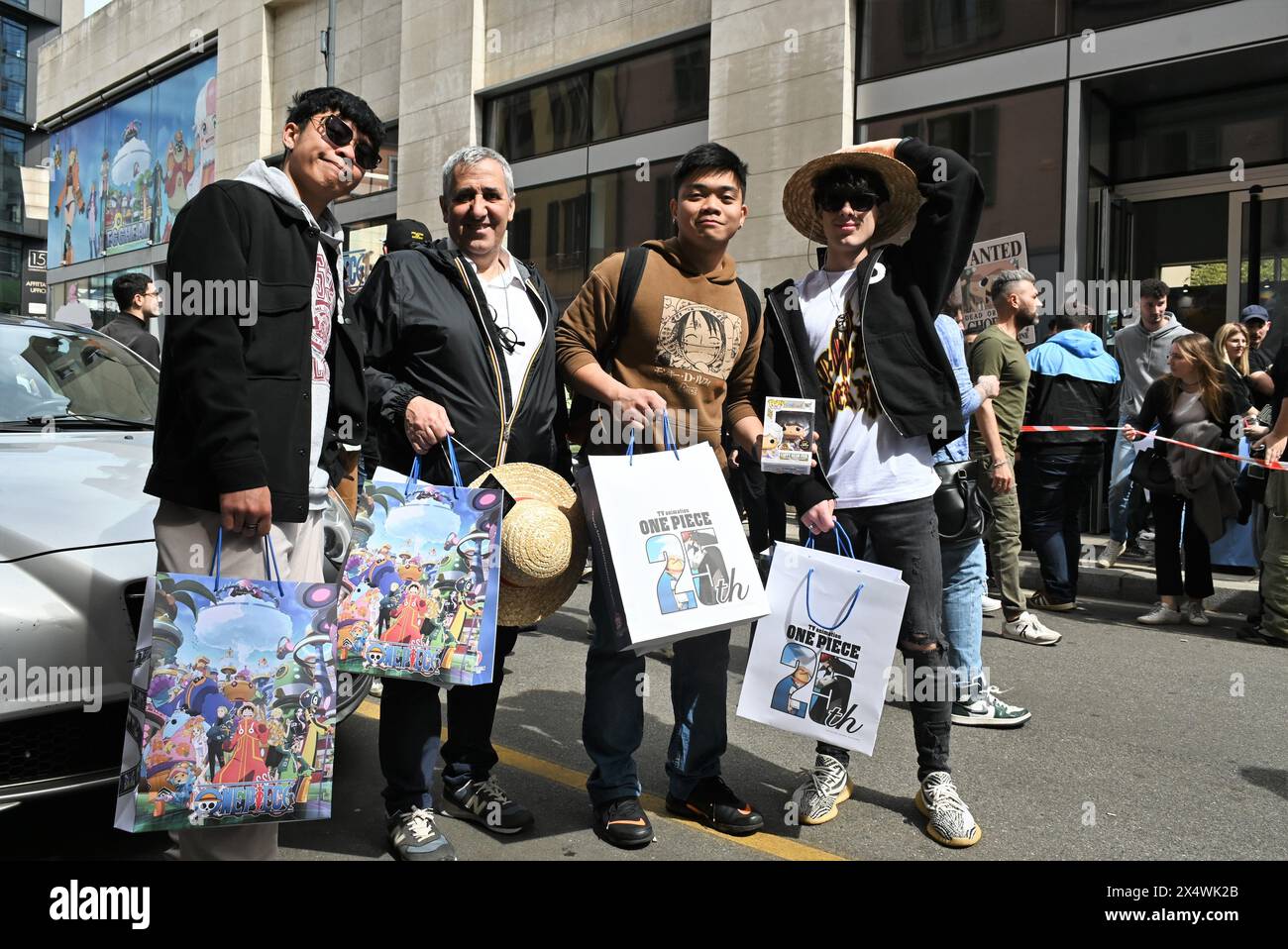 Milan, Italy One Piece turns 25 for Monkey D. Luffy's birthday in ...
