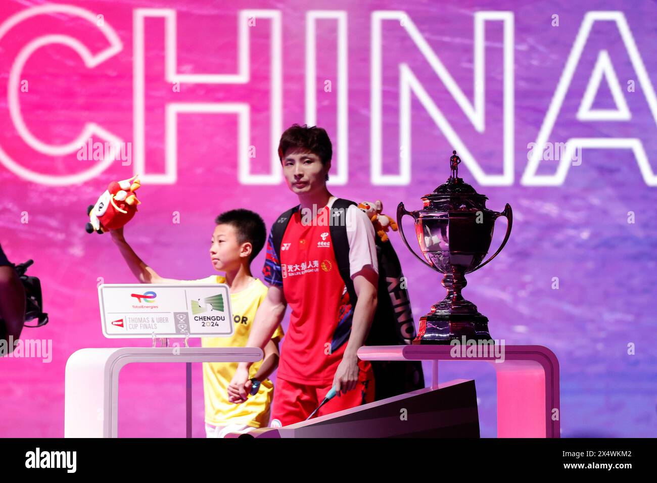 Chengdu, China's Sichuan Province. 5th May, 2024. Shi Yuqi of China ...