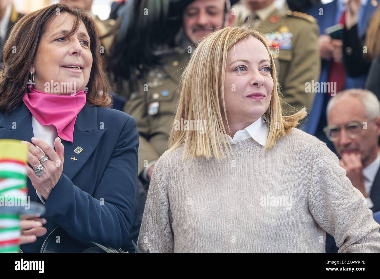 Ascoli Piceno, Italy. 05th May, 2024. The 71st National Bersaglieri ...