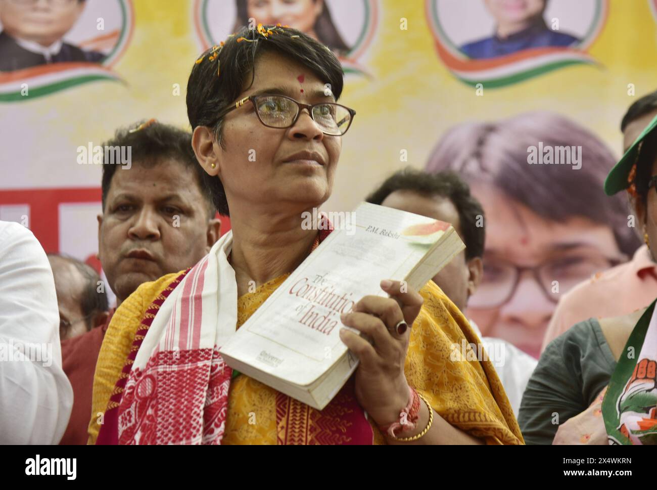Guwahati, Guwahati, India. 5th May, 2024. Mira Borthakur Goswami congress candidate of Guwahati ...