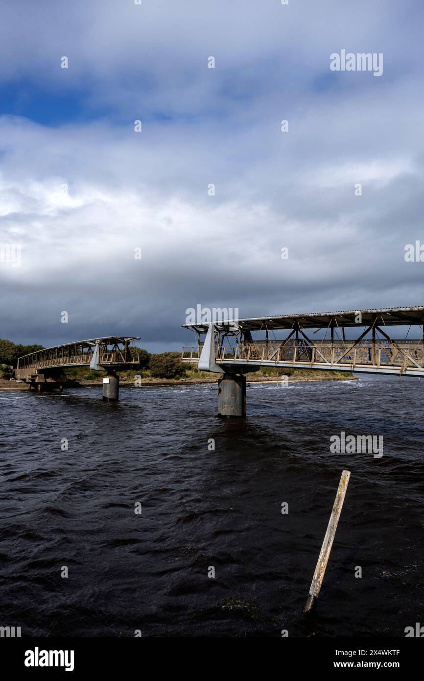 Bridge of Scottish Inventions, Irvine, Ayrshire, Scotland Stock Photo ...