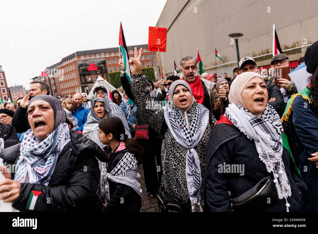 Copenhagen, Denmark. 05th May, 2024. The demonstration 'Everyone on the ...