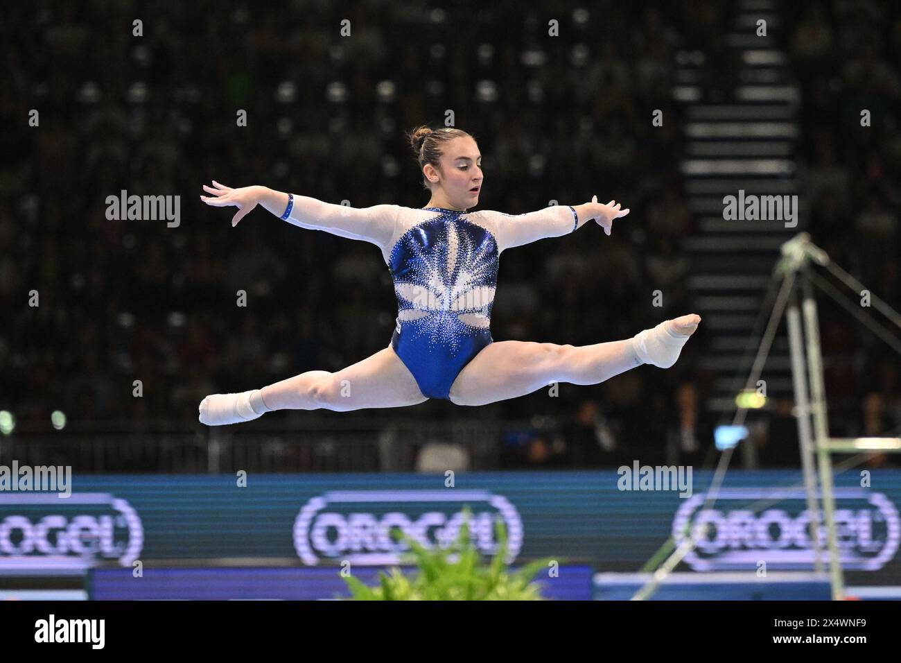 Rimini, Italy. 05th May, 2024. Angela Andreoli (ITA) floor during ...