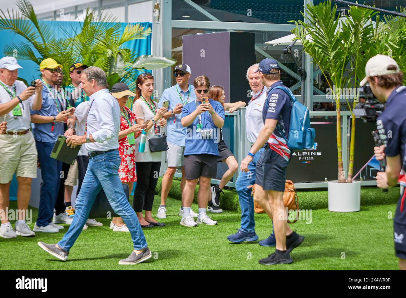 Miami Gardens, FL, USA. 5th May 2024. 1 Max Verstappen (NED) Red Bull ...