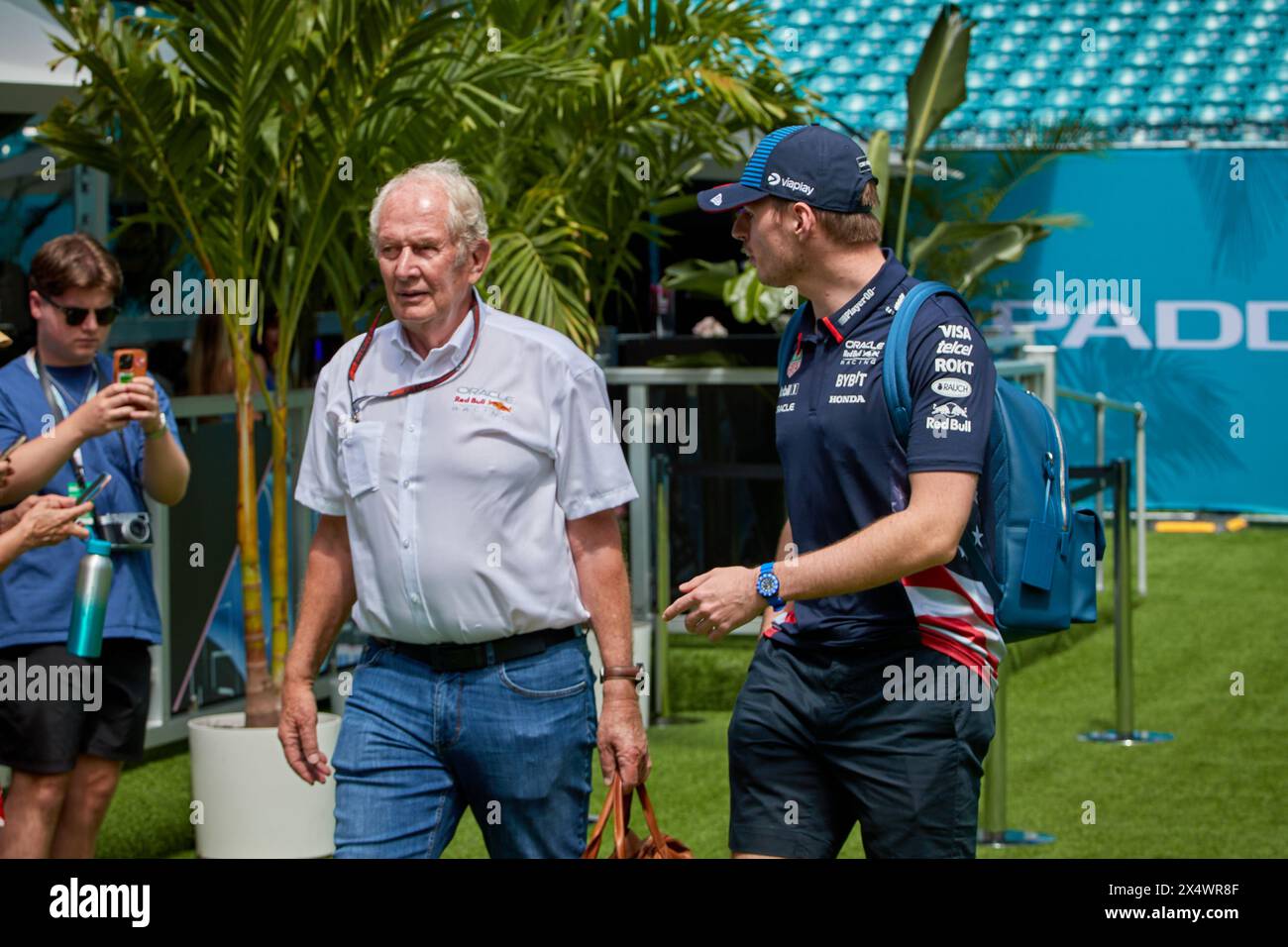 Miami Gardens, FL, USA. 5th May 2024. 1 Max Verstappen (NED) Red Bull ...