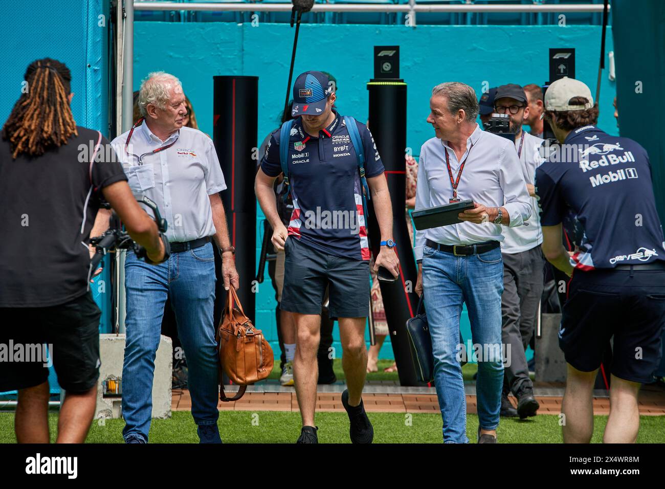 Miami Gardens, FL, USA. 5th May 2024. 1 Max Verstappen (NED) Red Bull ...