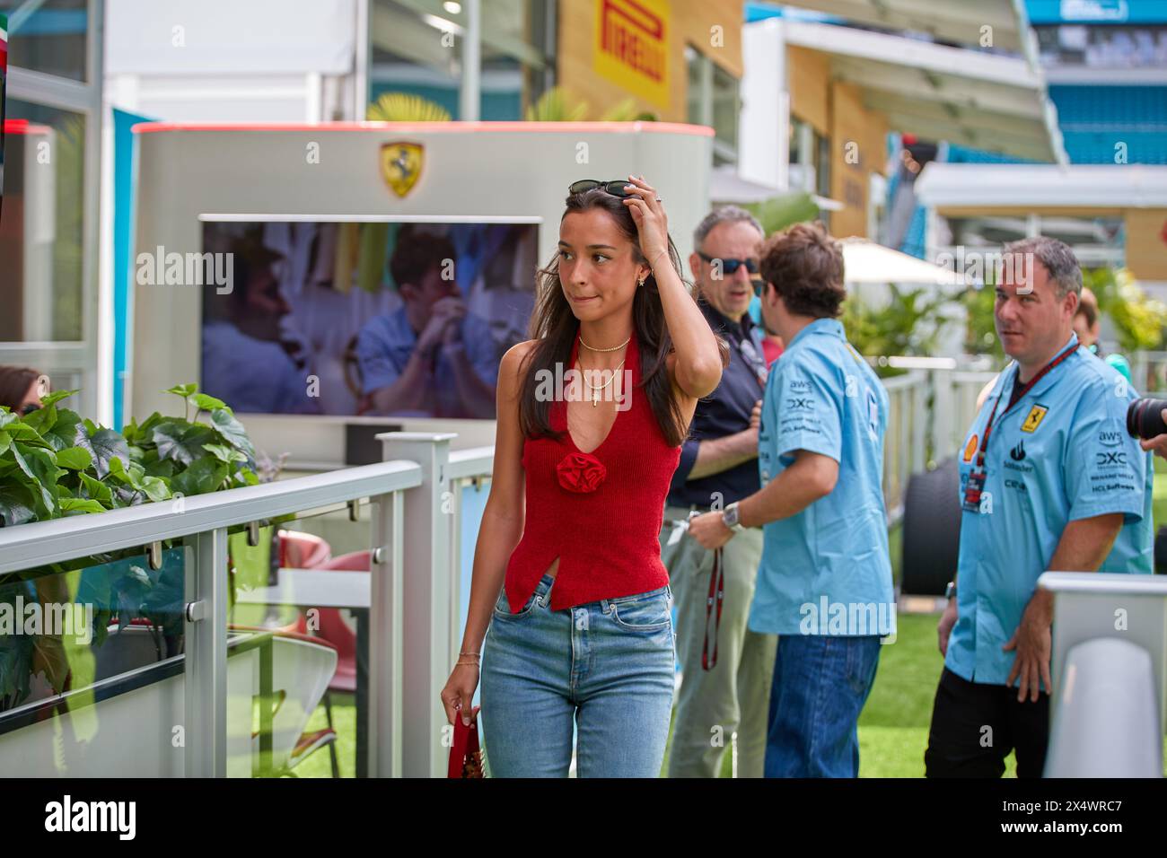 Miami Gardens, FL, USA. 5th May 2024. Alexandra Saint Mleux and 16 ...