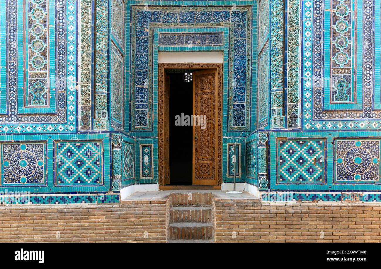 Samarkand, Uzbekistan - The complex of the mausoleum of Shahi Zinda ...