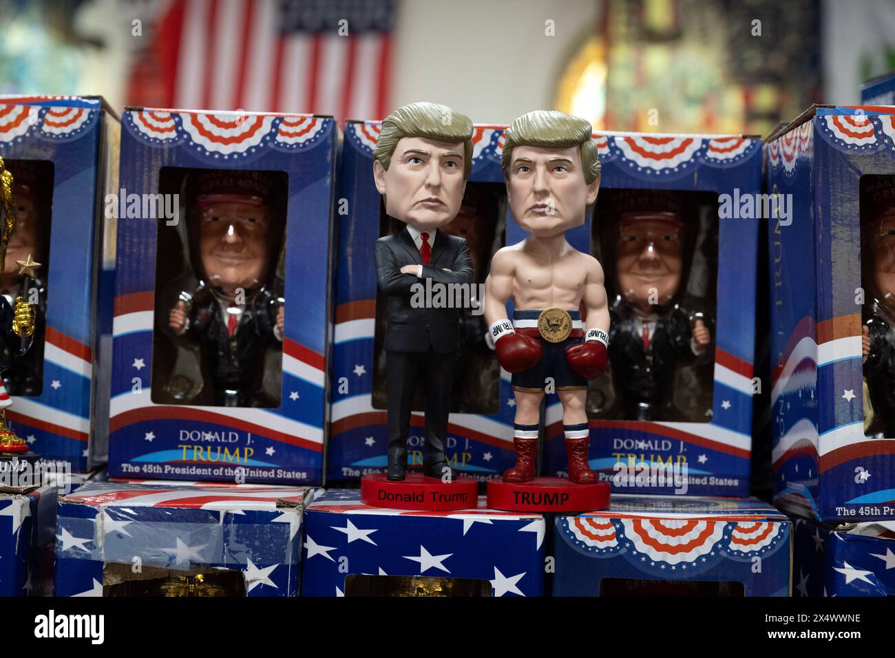 Boones Mill, Virginia, USA. 3rd May, 2024. Trump Town, a two-story shop ...