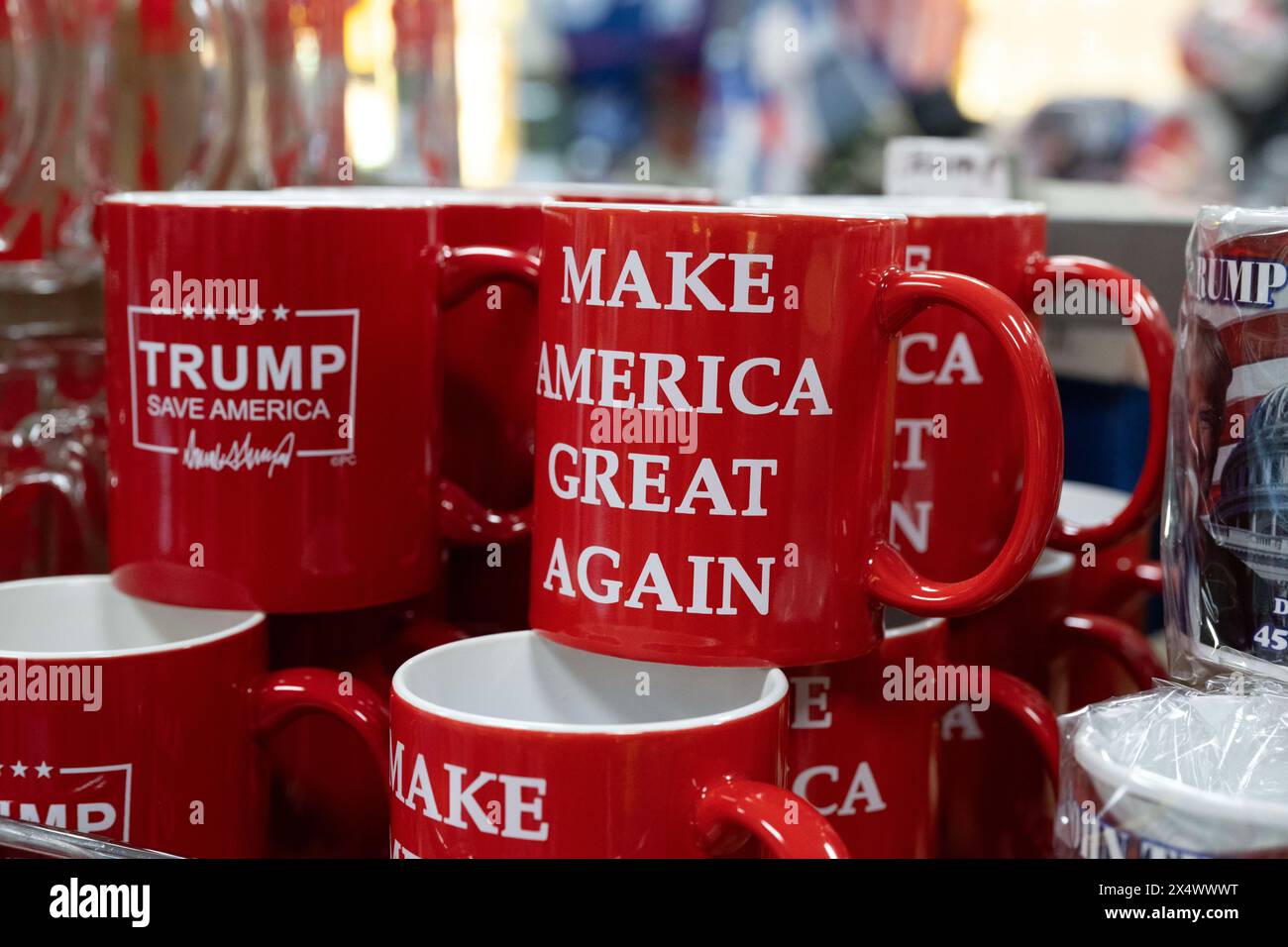 Boones Mill, Virginia, USA. 3rd May, 2024. Trump Town, a two-story shop ...