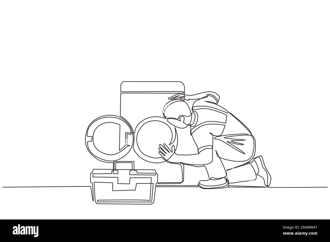 Appliance inspection Stock Vector Images - Alamy