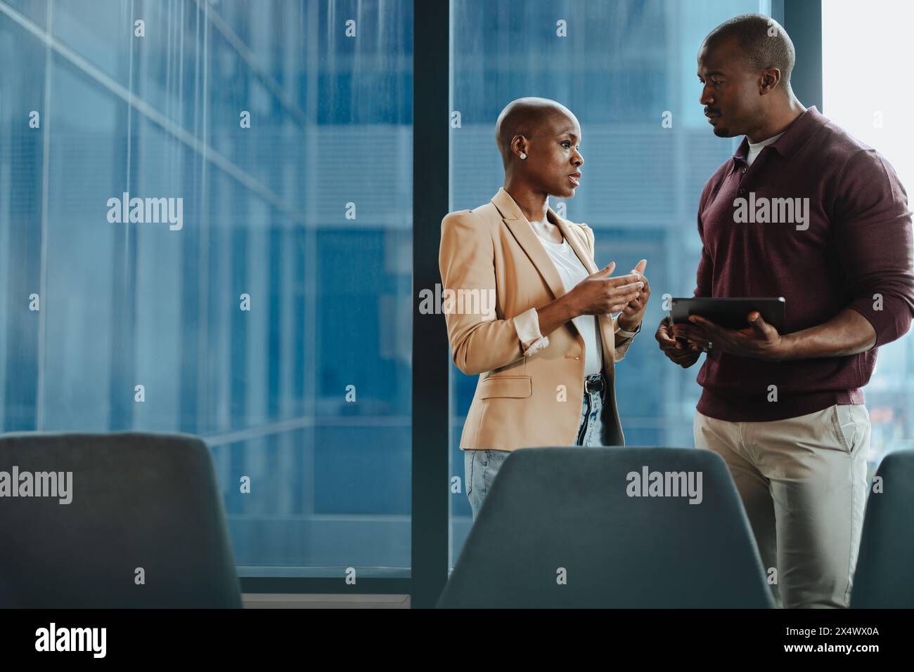 Team black professionals collaborating hi-res stock photography and ...