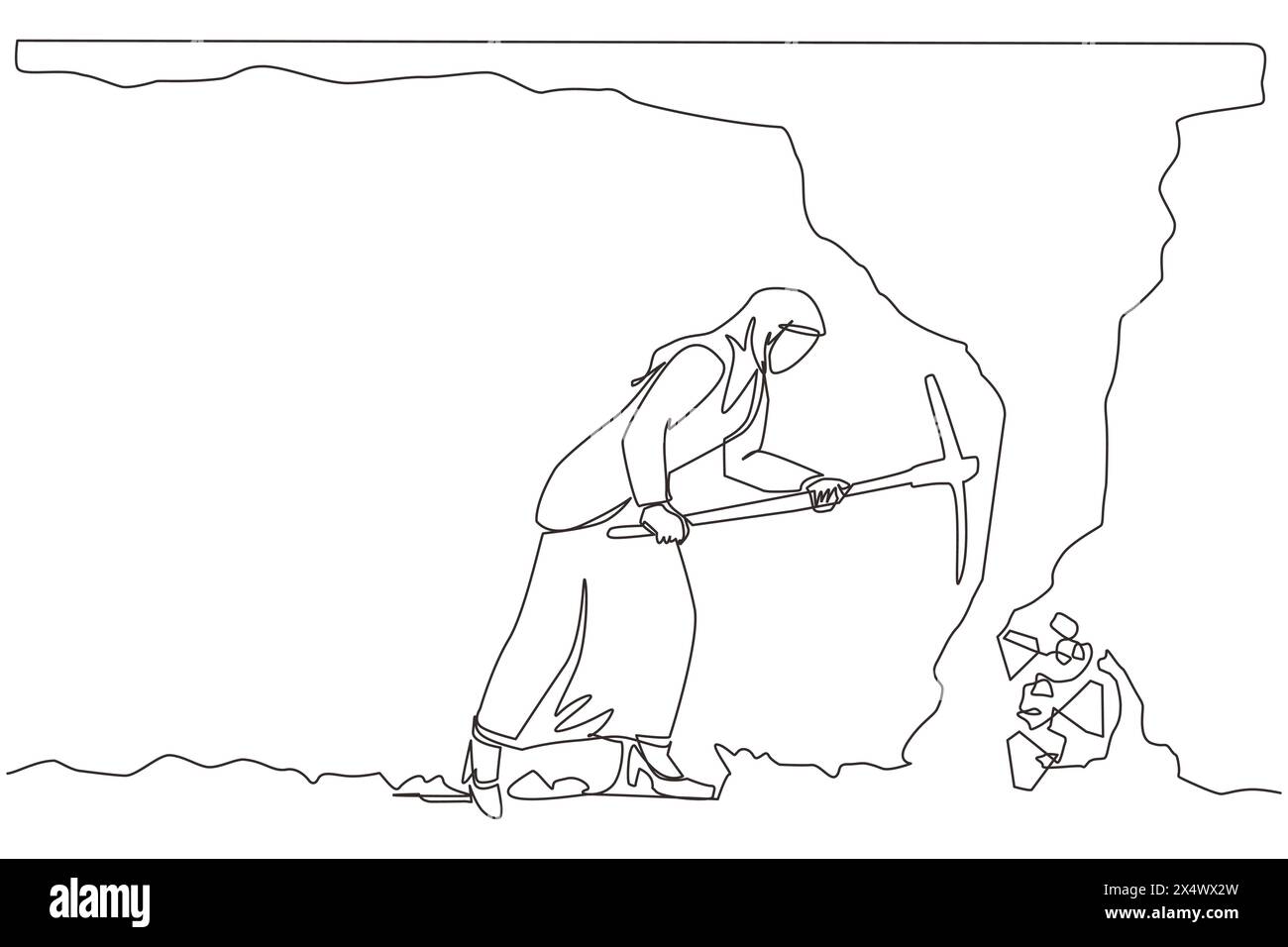 Drawing mine mining underground Stock Vector Images - Alamy