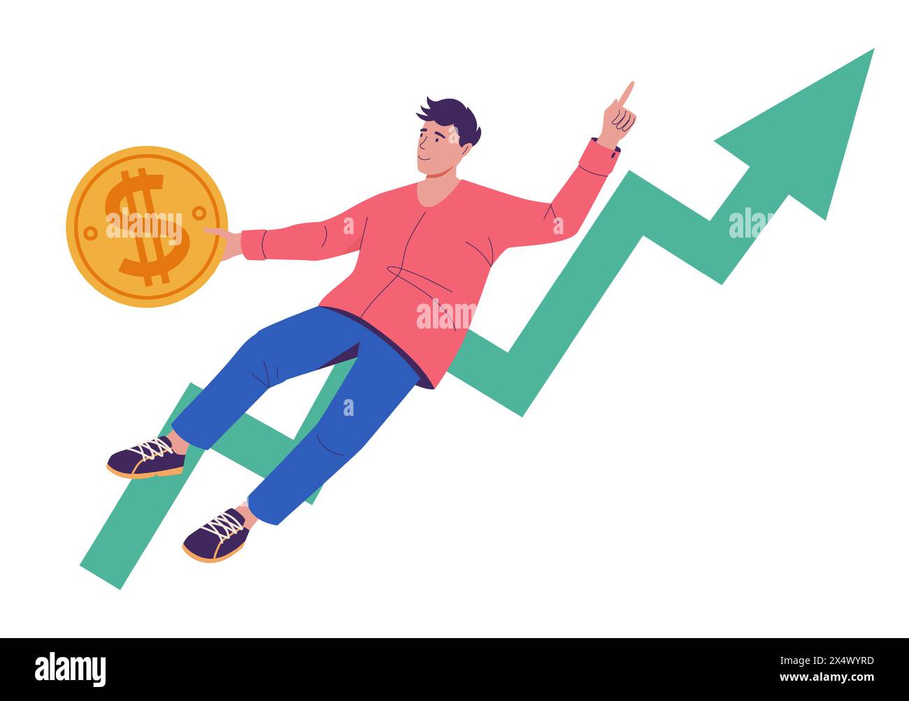 Wealth investor Stock Vector Images - Alamy