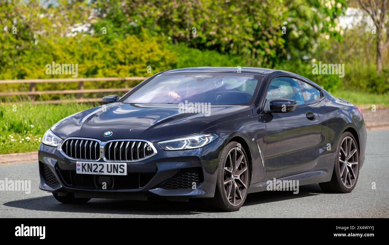 Milton Keynes,UK - May 5th 2024: 2022 BMW 840D XDrive M Sport electric ...