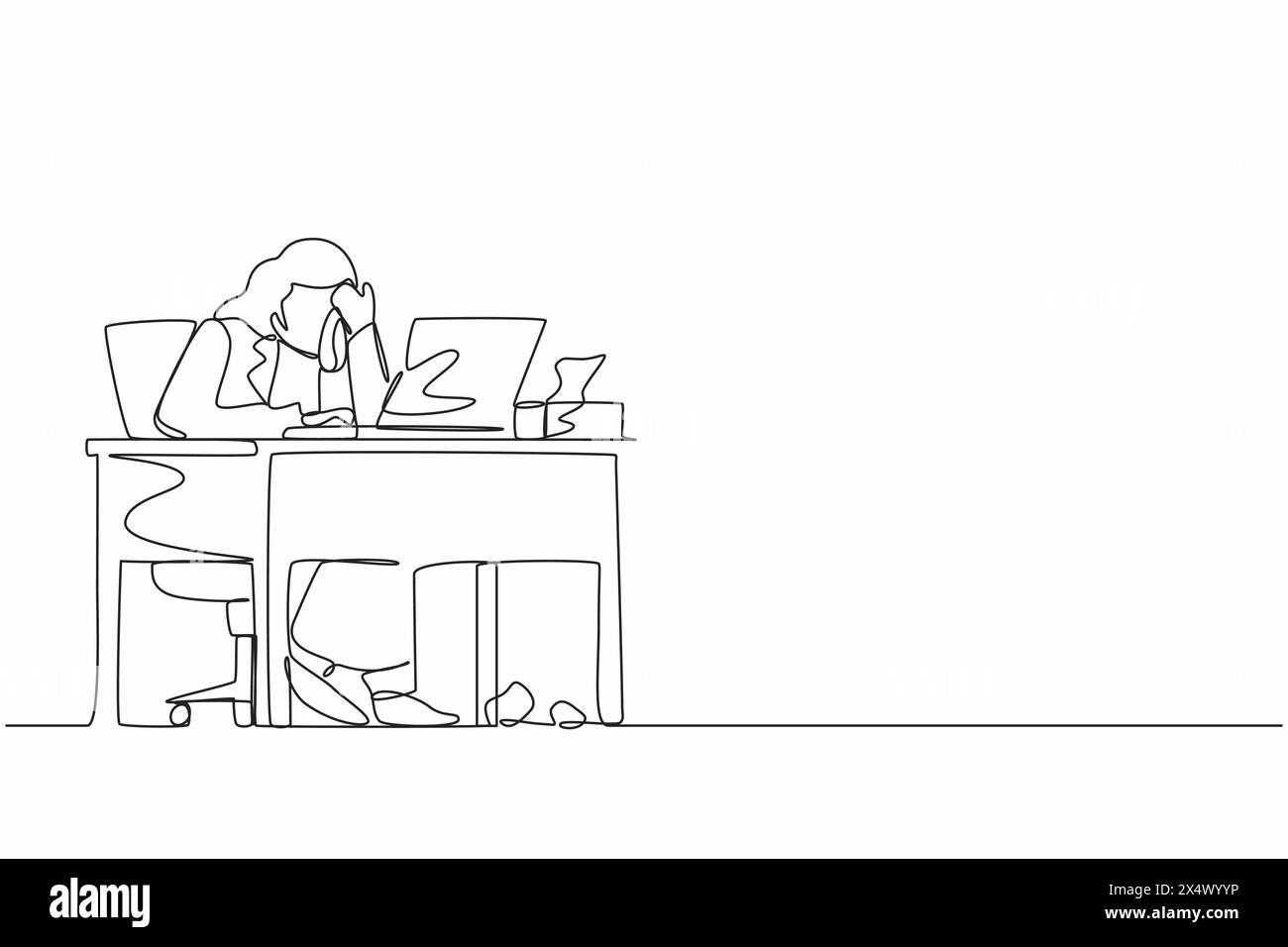 Worried businesswoman using laptop Black and White Stock Photos ... Worried businesswoman using laptop Black and White Stock Photos ...