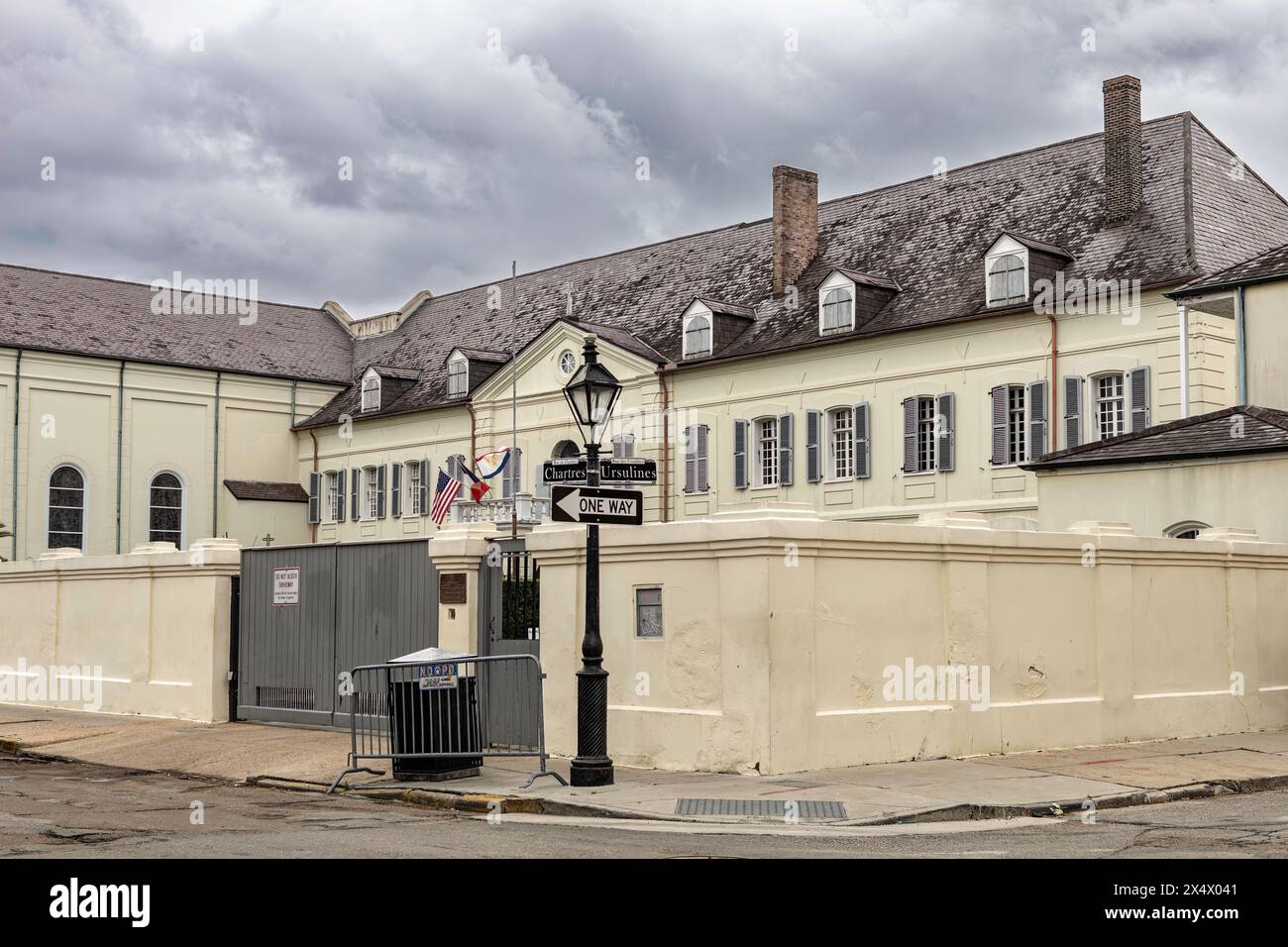 Ursuline Convent in the French Quarter in New Orleans Stock Photo - Alamy