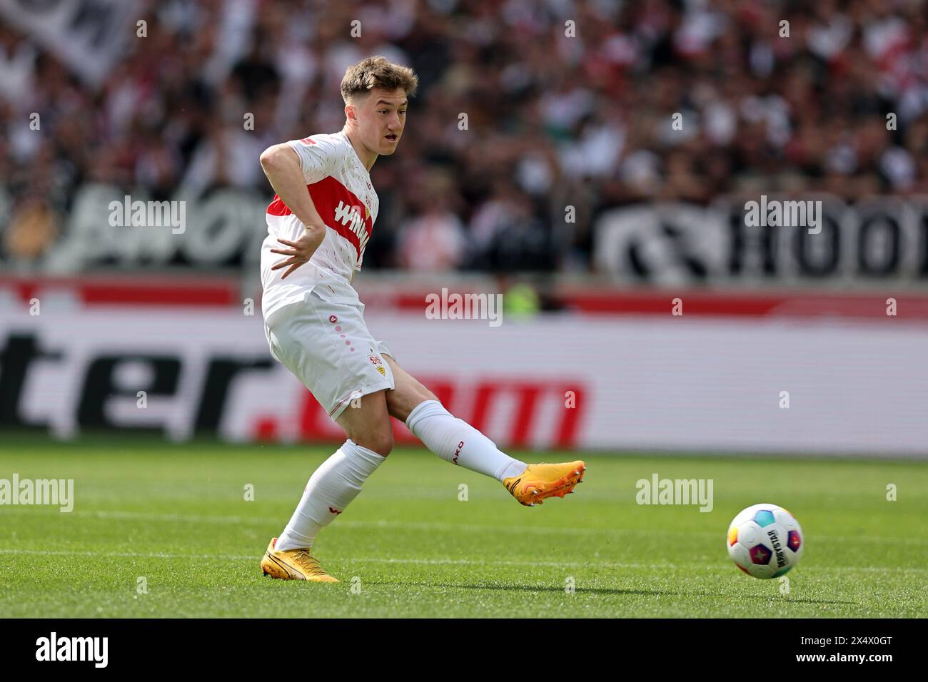 Angelo Stiller of VFB Stuttgart VfB Stuttgart - FC Bayern MŸnchen ...