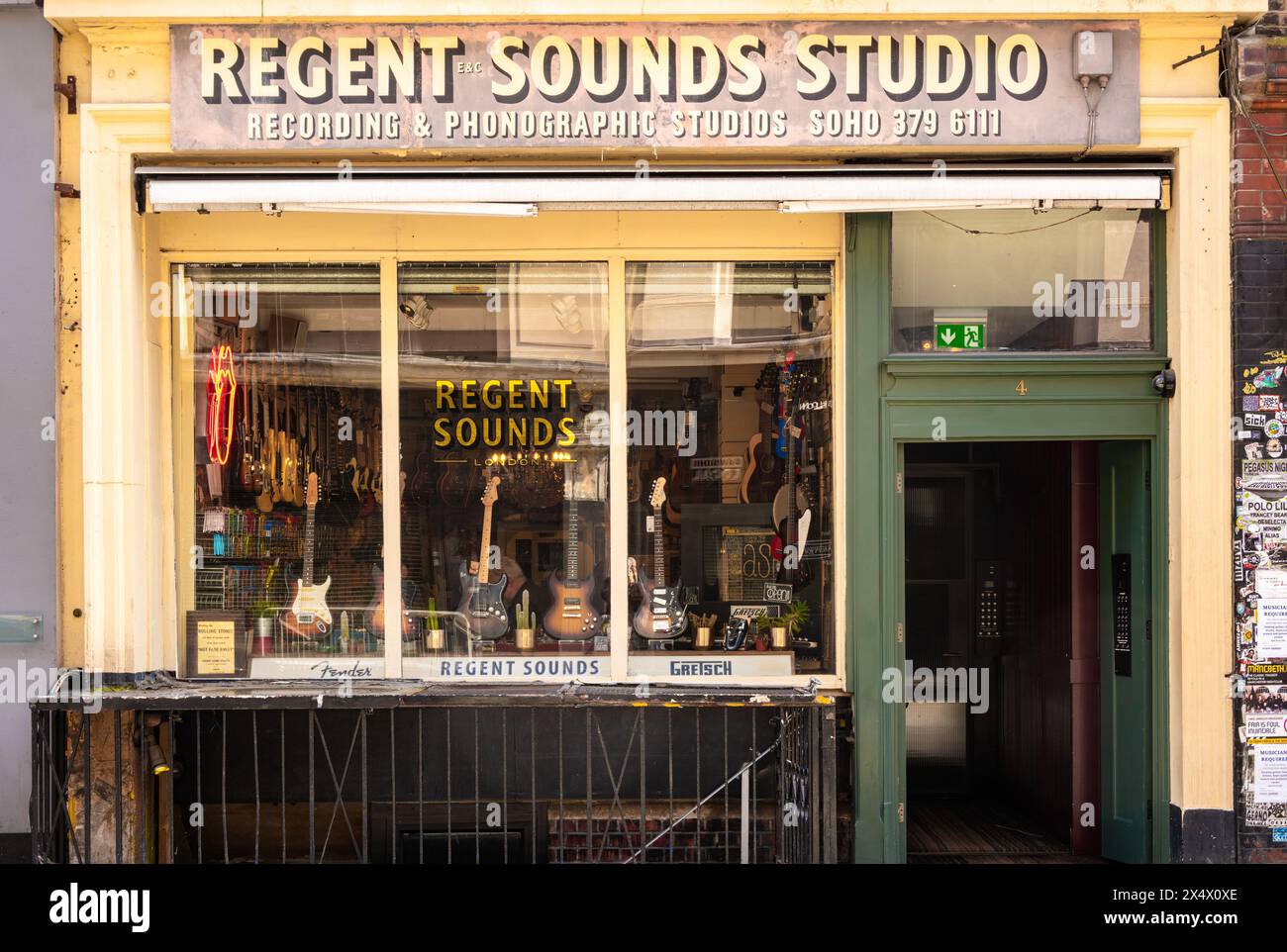 London, United Kingdom - April 29, 2024: Regent sounds store - former ...