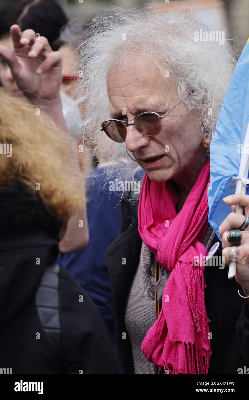 Paris, France. 5th May, 2024. Vincent Strobel attends the rally of the ...