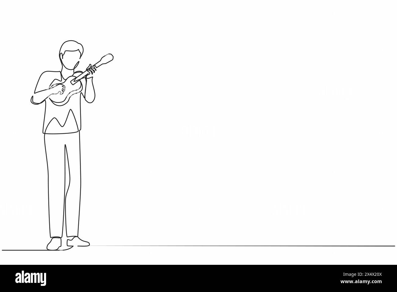 Holding ukulele Stock Vector Images - Alamy