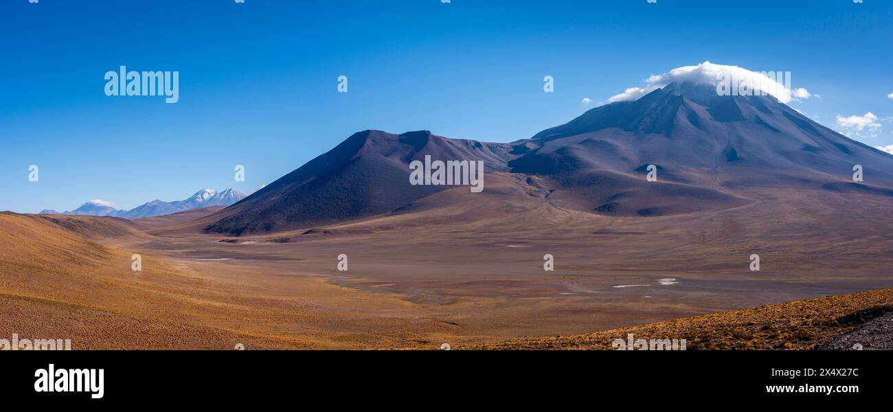 Typical Chilean Altiplano Landscape Near San Pedro de Atacama, Chile ...
