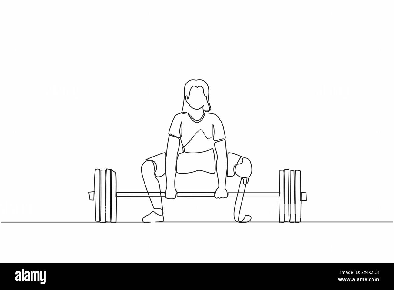 Female bodybuilding athlete in Cut Out Stock Images & Pictures - Alamy