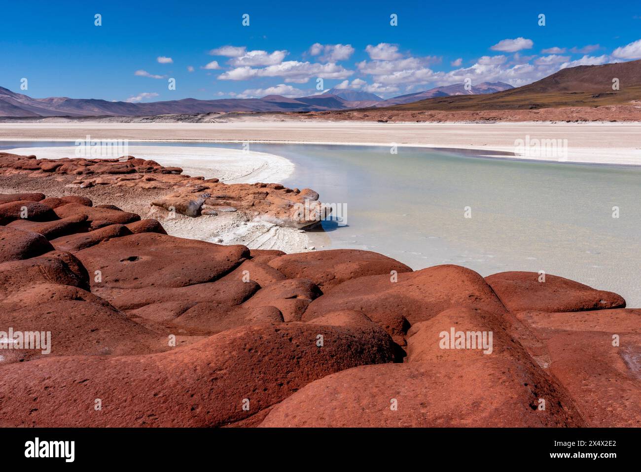 The Piedras Rojas (Red Stones), Near San Pedro de Atacama, Chile Stock ...