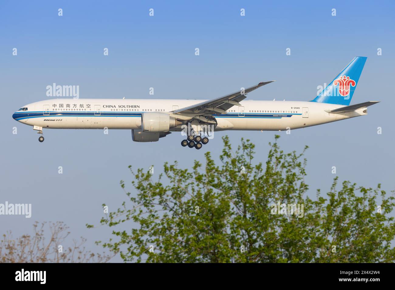 Boeing 777 from China Southern Airliners at Peking Daxing (PKX) Airport ...