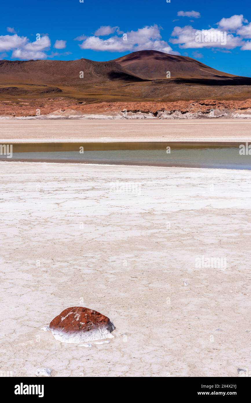 The Salar de Aguas Calientes (Salt Flats), Near San Pedro de Atacama ...