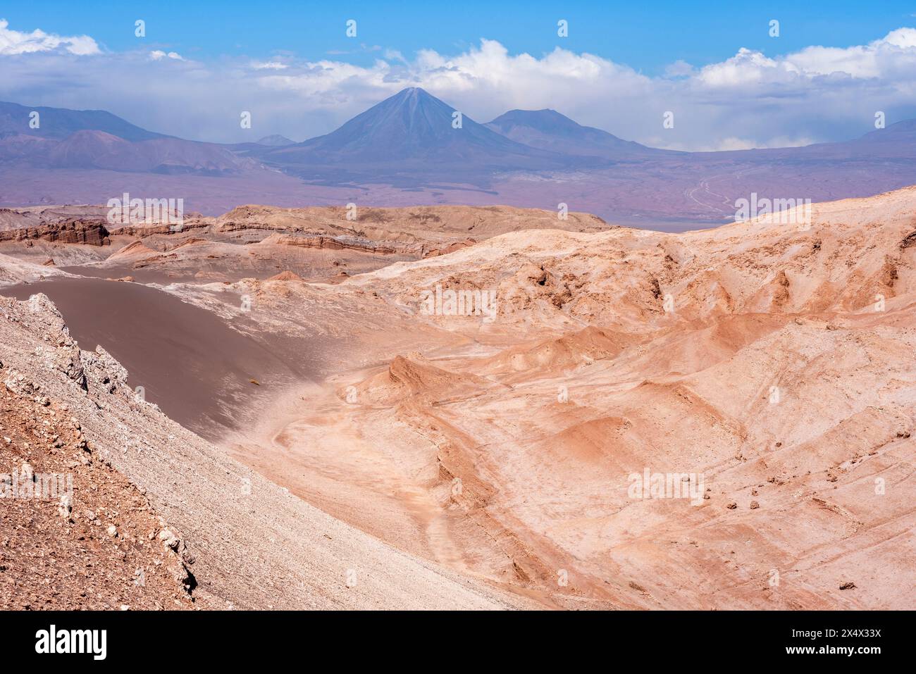 The Valley of The Moon (Valle de La Luna), San Pedro de Atacama, Antofagasta Region, Chile Stock ...