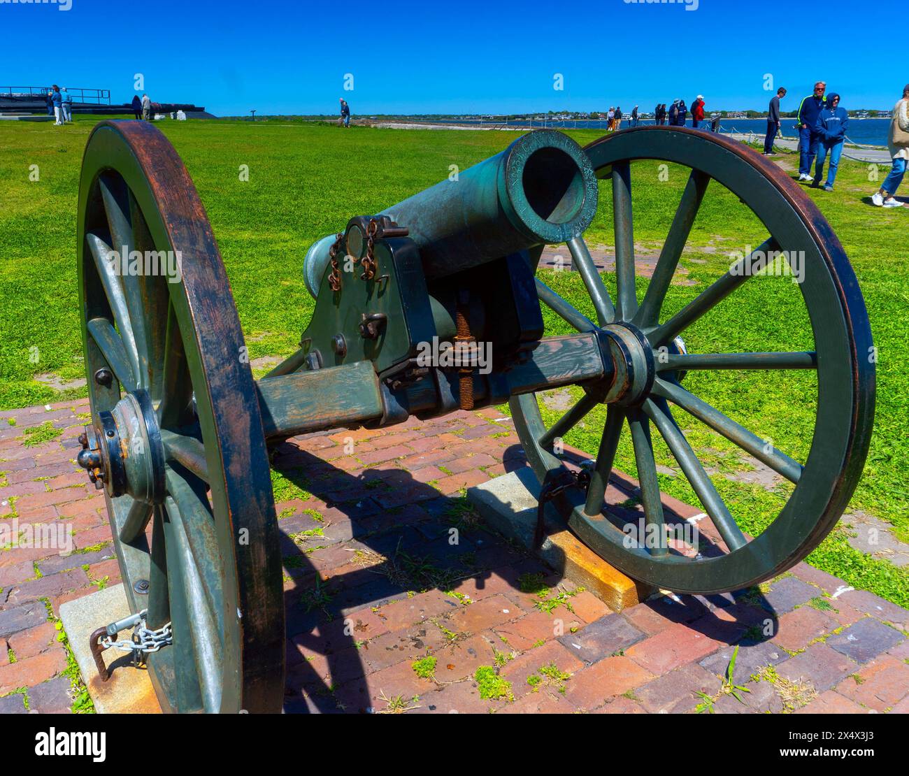 An American Civil War cannon at Fort Sumter, SC Stock Photo - Alamy