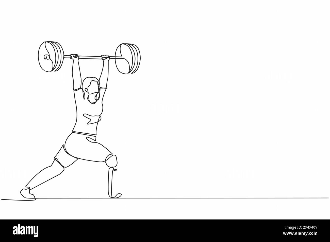 Lifting one leg up Stock Vector Images - Alamy