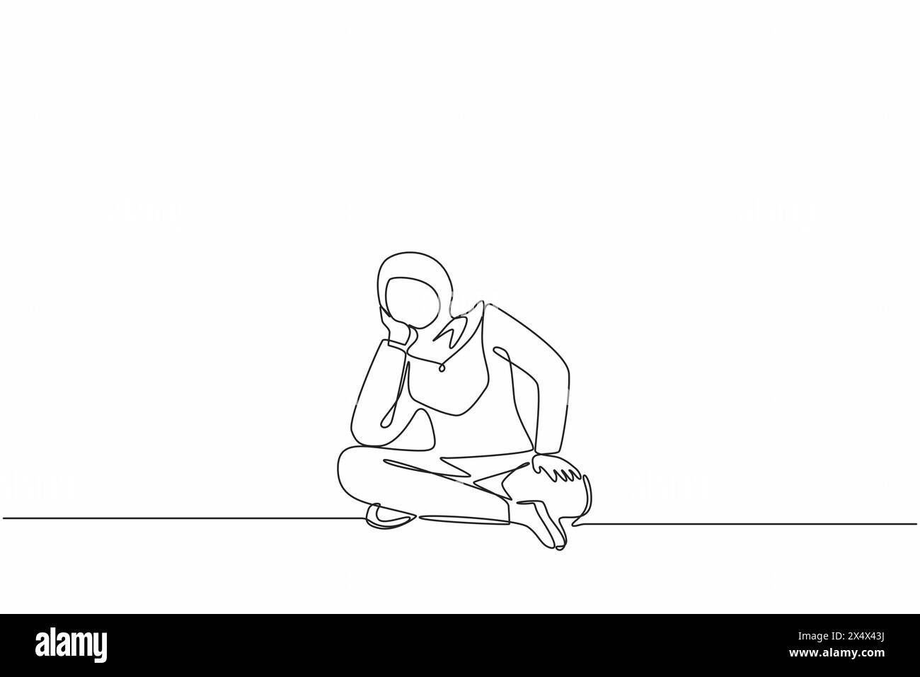 Office daydreaming Stock Vector Images - Alamy