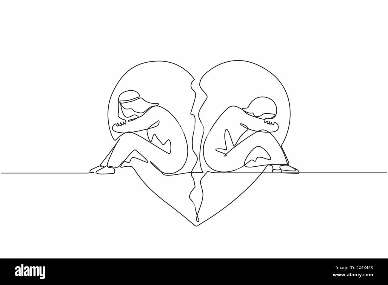 Sad relationship Black and White Stock Photos & Images - Alamy