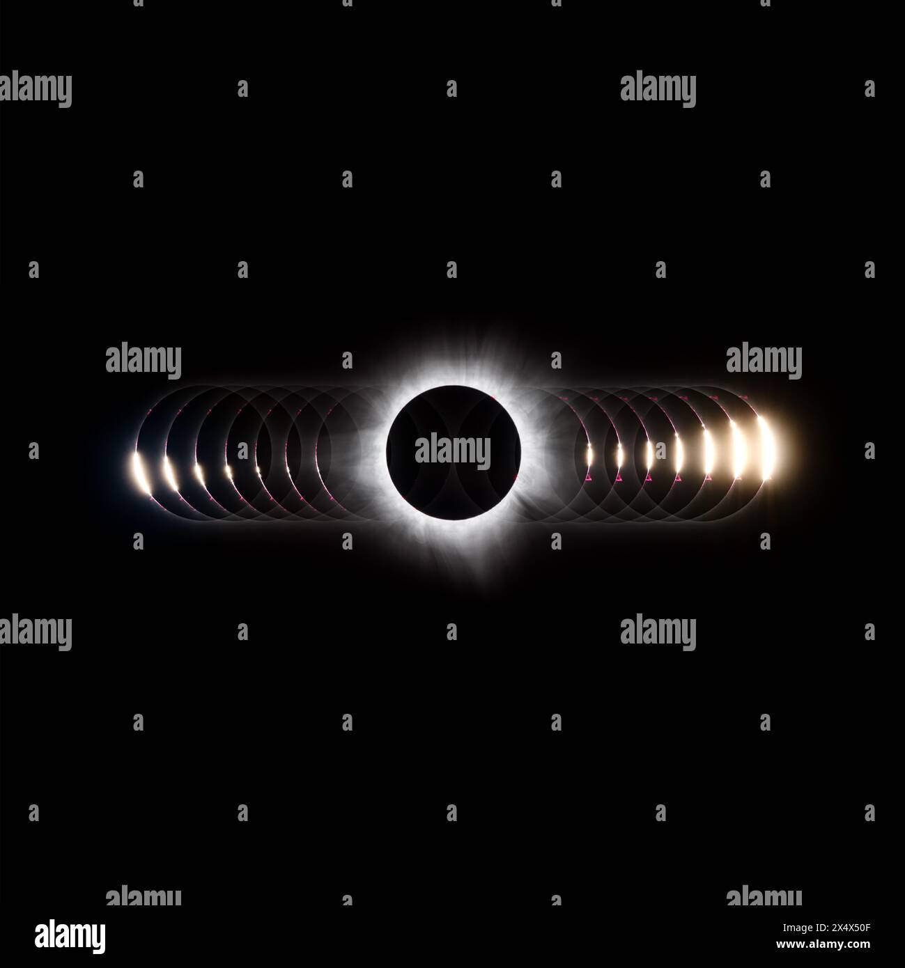 Total solar eclipse composite hi-res stock photography and images - Alamy