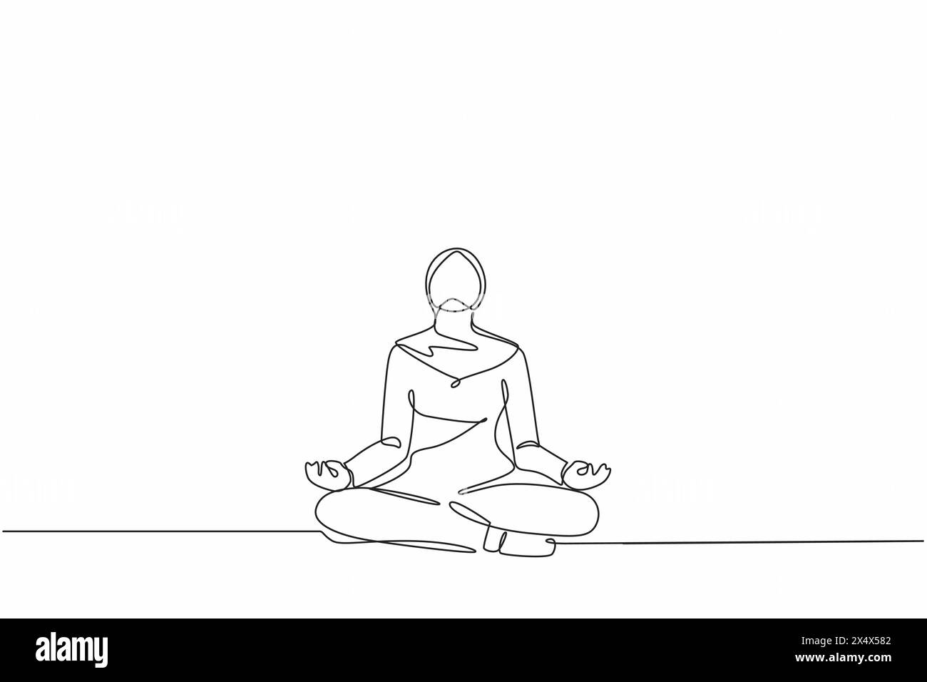 Woman calm down office Cut Out Stock Images & Pictures - Alamy