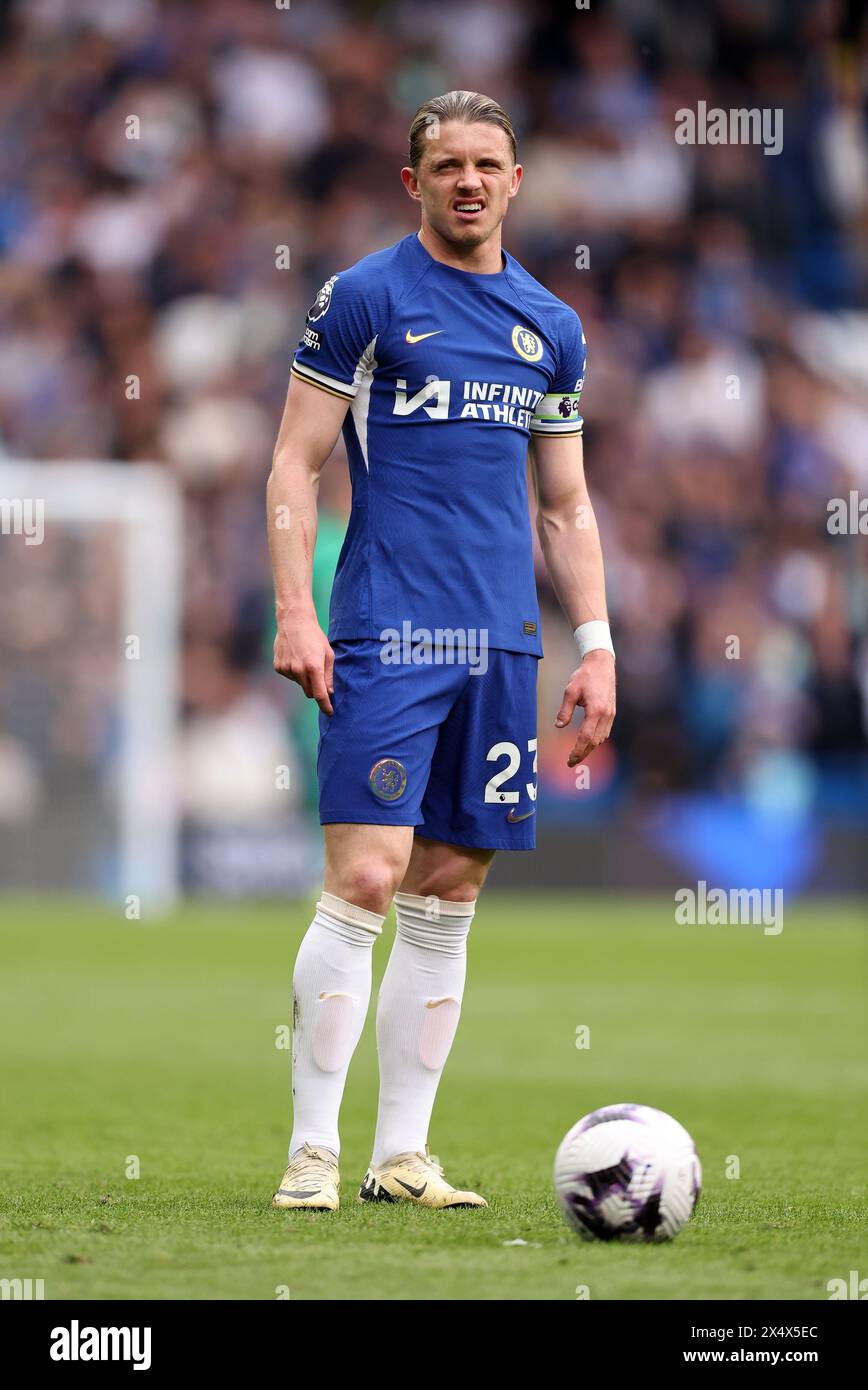 London, UK. 5th May, 2024. Conor Gallagher of Chelsea during the ...