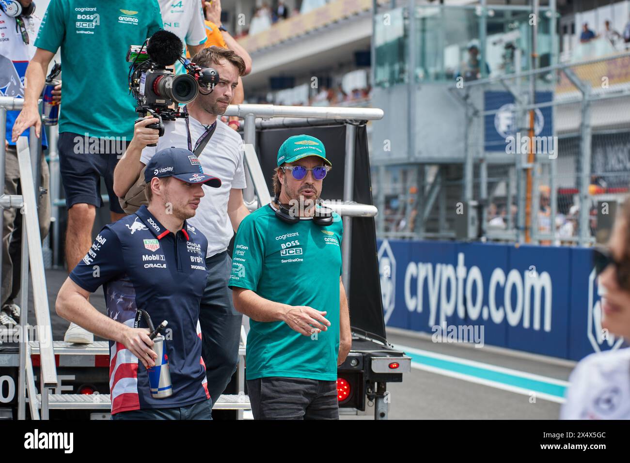 Miami Gardens, FL, USA. 5th May 2024. Driver Parade. F1 Miami GP at ...