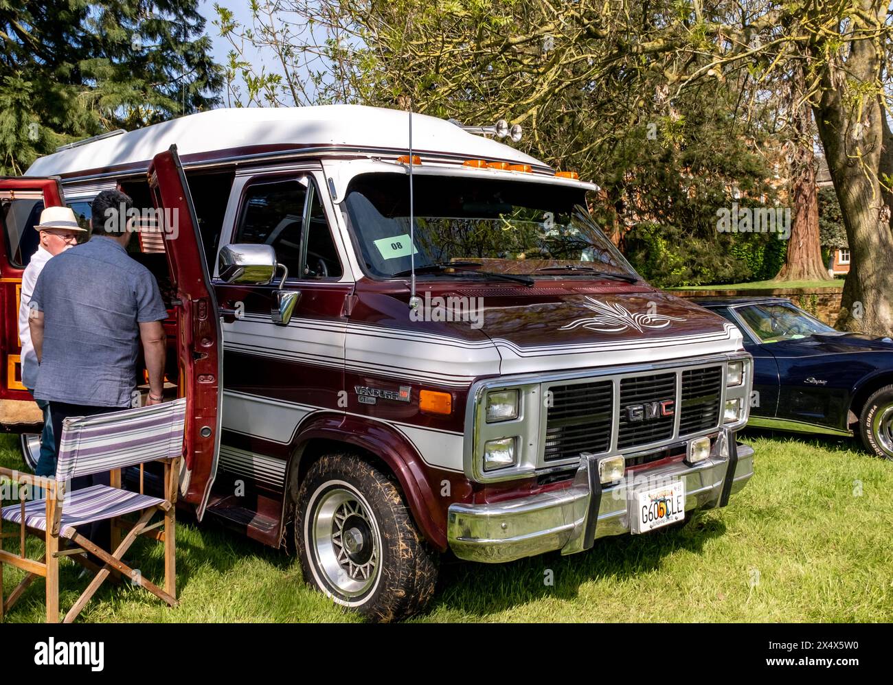 Vintage DMC van Stock Photo - Alamy