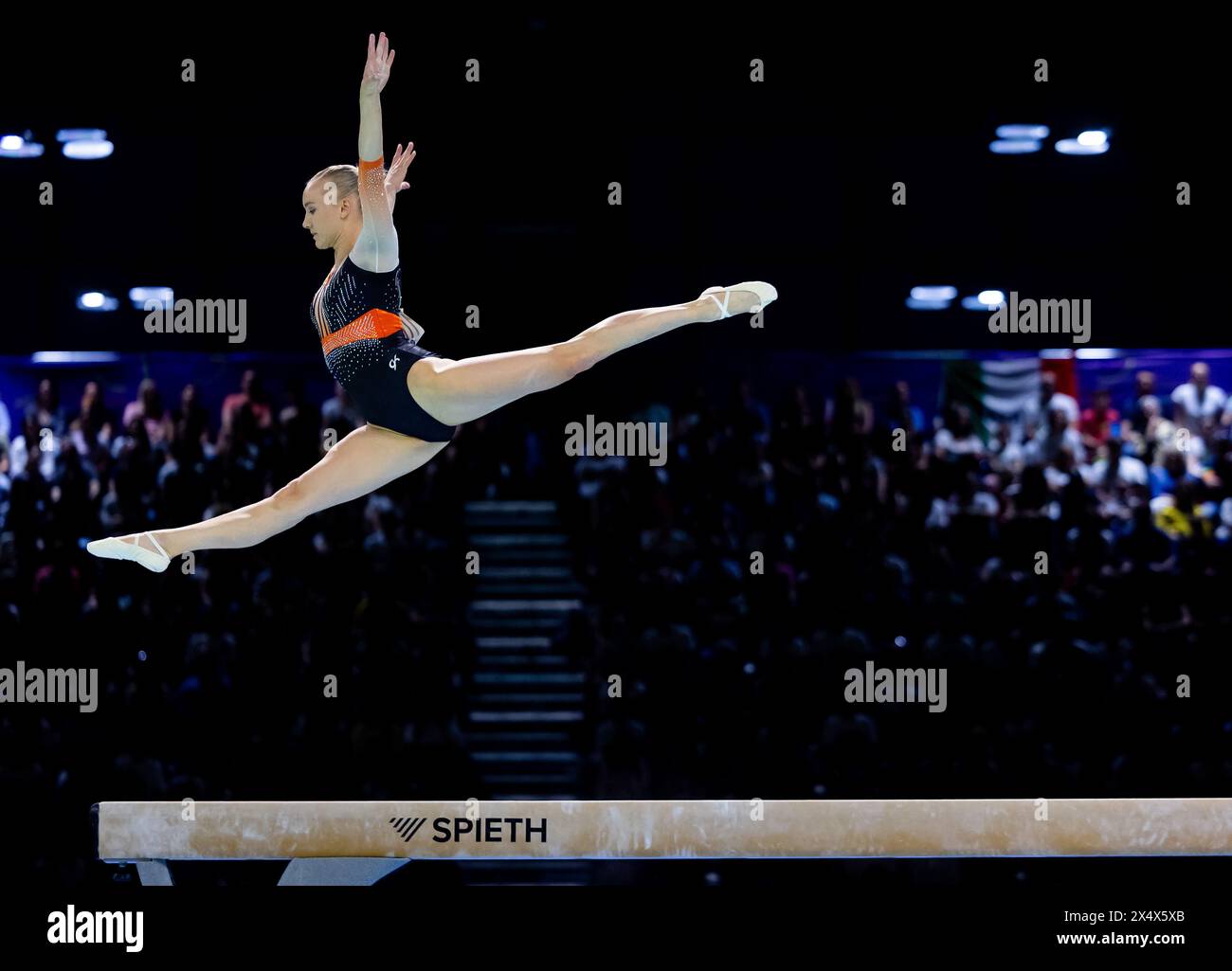 RIMINI - Lieke Wevers in action during the team final at the European ...