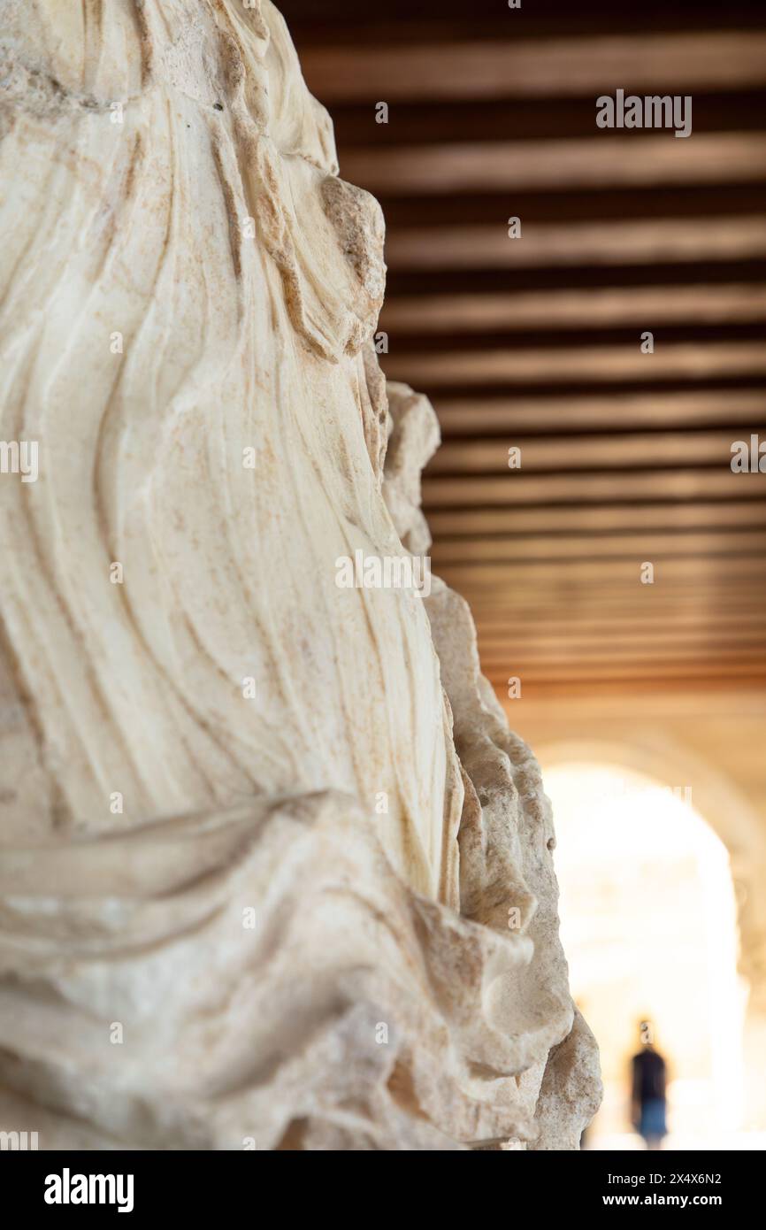 Statue of Aphrodite 420 BC, Agora Museum, Athens, Greece Stock Photo ...